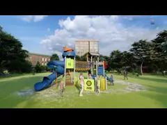 LLDPE 304 Stainless Kids Playground Slide Attractive Children