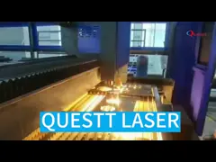 questt 6025/8025/10025/12025 high power fully enclosed cover and exchange table fiber laser cutting