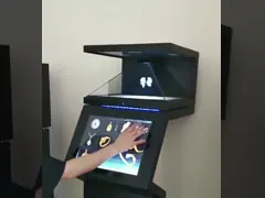 55inch holographic 3d displays showcase 270 degree advertising projector