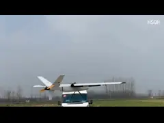 medium sized long endurance vtol fixed wing drone uav electric quadcopter quick disassembly without