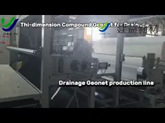 Geonet tridimensionale composto da 200 g/m2 per il sistema di acqua e protezione
