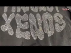 custom streetwear heavyweight french terry cotton acid wash pullover rhinestone cropped hoodie men