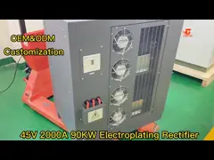 DC отрегулировал электропитание Chrome оцинковывает медный гальванизировать 45V 2000A 90KW