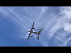 takeoff weight 85kg tandem wing baihu vtol fixed wing drone 5000m altitude