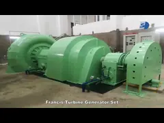 100kw~70mw francis turbine generator high water head and low flow