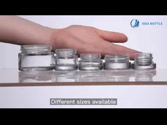 50g 200ml frosted cosmetic cream jars custom empty lip balm