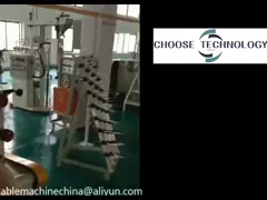 Linea di estrusione in plastica a vite singola per fili e cavi