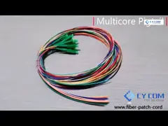 white cable fc / pc 0.9mm fiber optic pigtail for active device termination