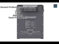 14s 53.2v 30000mah lipo battery uav drone batttery herewin molex connector