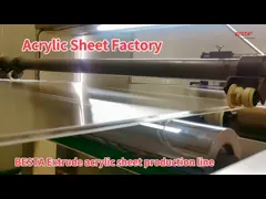 Superficie liscia foglio acrilico vergine estruso UV resistente con eccellente resistenza alle intemperie