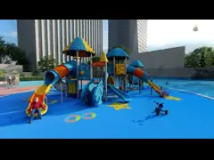 Diapositivas multifuncionales del equipo del patio para el parque de atracciones