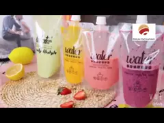 Borsa laminata di plastica liquida riutilizzabile per bevande a base di succhi