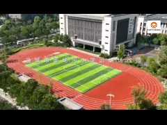 Stadium Synthetic Rubber Track Waterproof , Durable Track And Field Rubber Runway