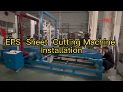 22kw high speed eps sheet  foam down cutter  for heat retaining panel cutting
