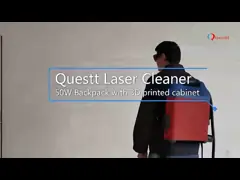 portable laser cleaning machine for cultural relics stone sculpture backpack 20w 50w