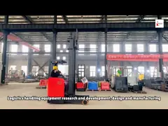 electric pallet forklift forward moving forklift seat style load capacity 2000 kg forward tilt and b