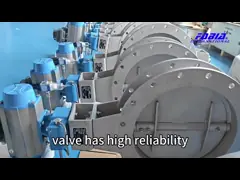 flue gas damper  stainless steel valve high temperature resistance waste-to-energy plants