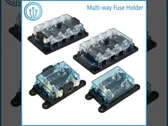 Flame Retardant 1 2 4 6 Multi Way Auto Fuse Holder For ANM ANMH Bolt On Fuse