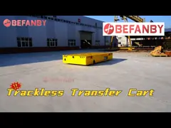 steel structure pu wheel battery no rail transfer cart