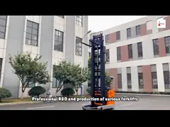electric reach truck  forward moving forklift type  tilt forward and tilt backward 9 meter lifting h