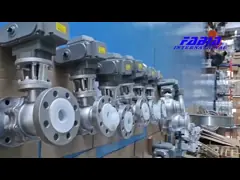 high temperature hard seal ball valve electric two-piece industrial ball valve for water treatment