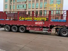 vulcanized roller ceramic pulley lagging sheet size 20mm