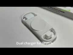 apple watch wireless magnetic charger 5v lightweight 0.8 ounces white color