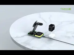 ABS PC Wireless Phone Holder 4 In 1 Magnetic Wireless Charger For Phone