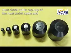 rohs black insulated heat shrink wire caps 10mm to 160mm