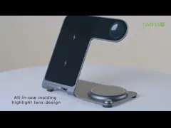 pd/qc metal wireless 3 in 1 charging stand 6mm charging distance