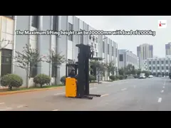 three section double reach lift truck narrow aisle  load distance 600mm