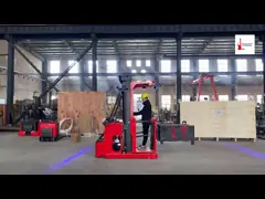 electric forlift truck with steel back clamp load 200 kg non-standard height 2000 mm