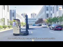 forward moving electric reach forklift with polyurethane tire and ac drive motor