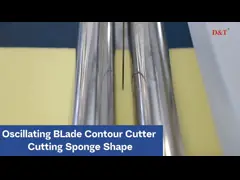 high speed melamine foam cutter 1.5m / min , cnc contour cutting foam machine