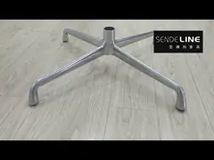 Sedie di alluminio moderne con una disposizione ergonomica