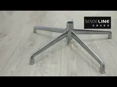 Moderna ergonomico Caster Chair Base Legno di alluminio base ruota per sedia da ufficio