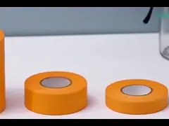 red adhesive masking tape bands single side tearable writable office house oil painting art sketch p
