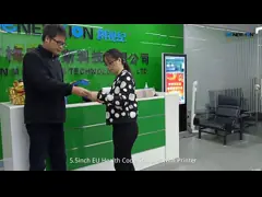portable pcap touch screen digital signage with printer