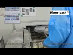 운송 수평 웨이퍼 운반기 상단 및 하단 커버와 함께 8 인치 PP 재료 웨이퍼 잔