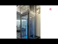 0.15m/s Advanced PLC Control Stainless Steel Cabin Screw Driven Elevator