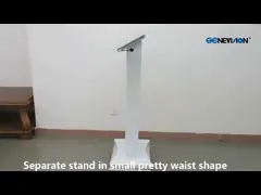 250cd/m2 aio 10 points pcap touch screen kiosk with thermal printer