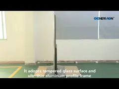 65inch floor standing touch screen kiosk display stand with lcd 3000:1 contrast ratio