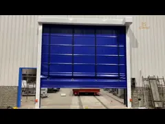 Porte in tessuto per ascensori verticali blu scuro per l'industria Aeroporti cantieri navali