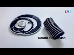 industrial custom circular nylon seal brush internal wound brush spiral brush