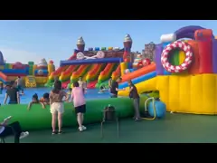large inflatable water slide with pool  adult water slide bounce house inflatable slide