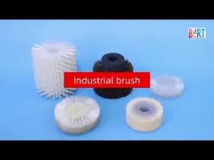 PP Conveyor Industrial Cylindrical Brush Rollers Customized