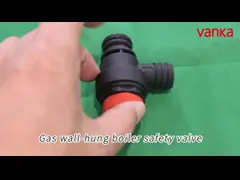 Zubehör für Gasboiler, mit einem Sicherheitsventil für Gasboiler en matière plastique ou en acier plastique ou en acier plastique