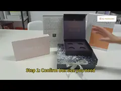 custom magnetic closure box skin care lotion facial cream magnetic gift boxes