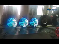 p2.5 circle full color led display round screen flexible video wall panel