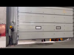 Porte di garage sezionali con eccellenti prestazioni di tenuta e isolamento
